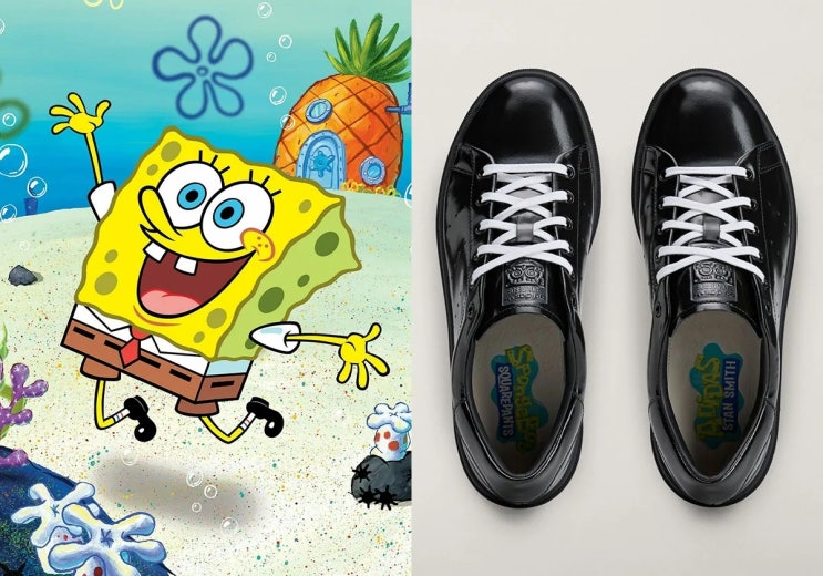 아디다스 스탠스미 프라이짓 스폰지밥 콜라보 발매 정보 / SpongeBob SquarePants x adidas Stan ...