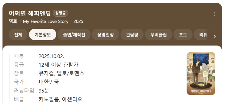 🌟[ 영화 ] 어쩌면 해피엔딩🌟 영화 후기/영화 리뷰 : 네이버 블로그