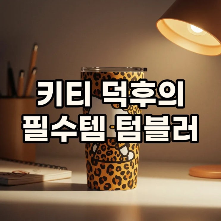 tbh 키티 텀블러: 키티 덕후라면 놓칠 수 없는 태닝키티 텀블러 탐구 : 네이버 블로그