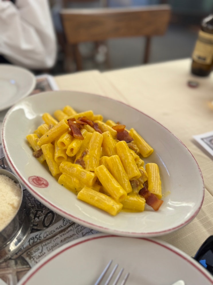 [2025, 유럽] 이탈리아 첫번째 진짜 까르보나라를 즐기다, 로마 현지인 추천 맛집_PASQUALINO AL COLOSSEO ...