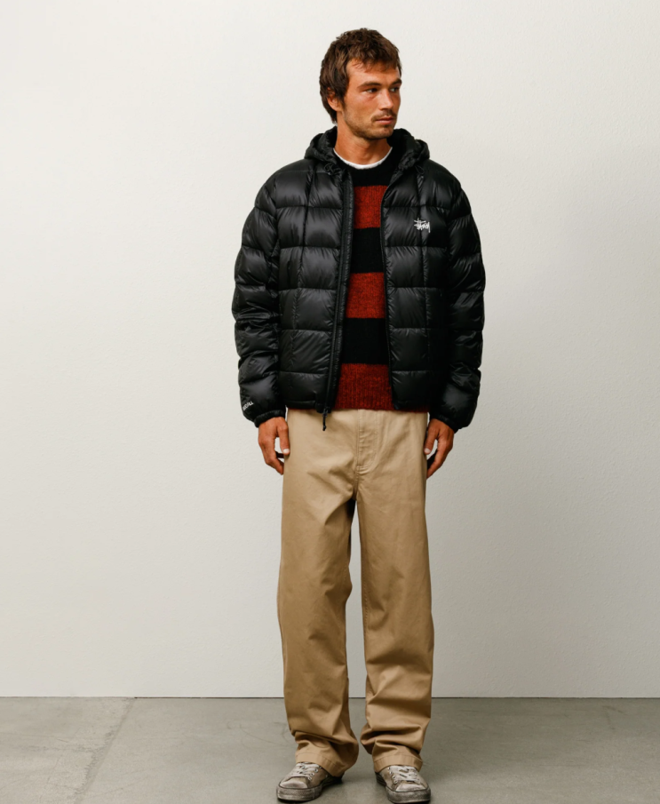[ STUSSY ] 스투시 미드웨이트 후드 푸퍼 Stussy Midweight Hooded Puffer 리뷰 및 사이즈 추천 ...