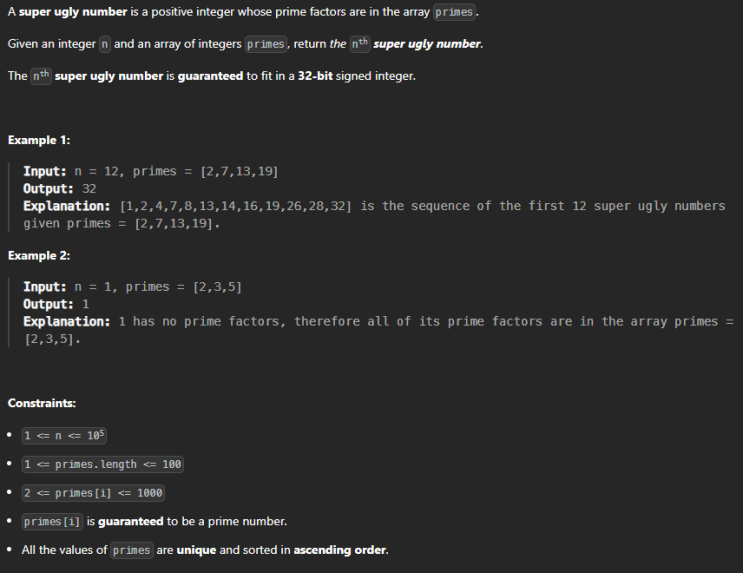 JAVA_LeetCode 313_Super Ugly Number : 네이버 블로그