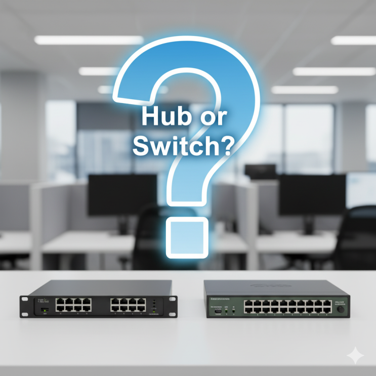 허브(Hub) vs 스위치(Switch), 뭐가 다른 거죠? : 네이버 블로그