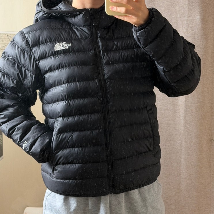 [노스페이스] 경량패딩 성인여성리뷰 착샷/ 노스페이스키즈 키즈 데이라이트 T 자켓 160사이즈 NJ3NR54S : 네이버 블로그