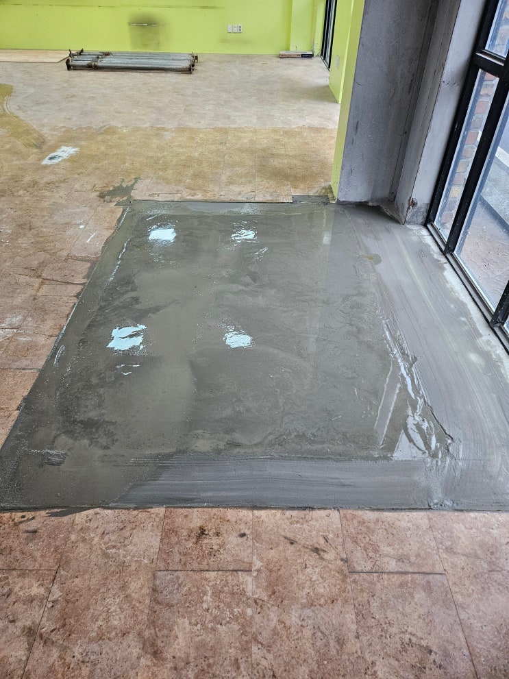 식당덤웨이터 철거후 바닥복구 : 네이버 블로그