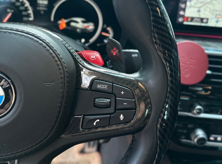 BMW G30 550I M 핸들 변신을 위한 M버튼 M1M2 레트로핏 : 네이버 블로그