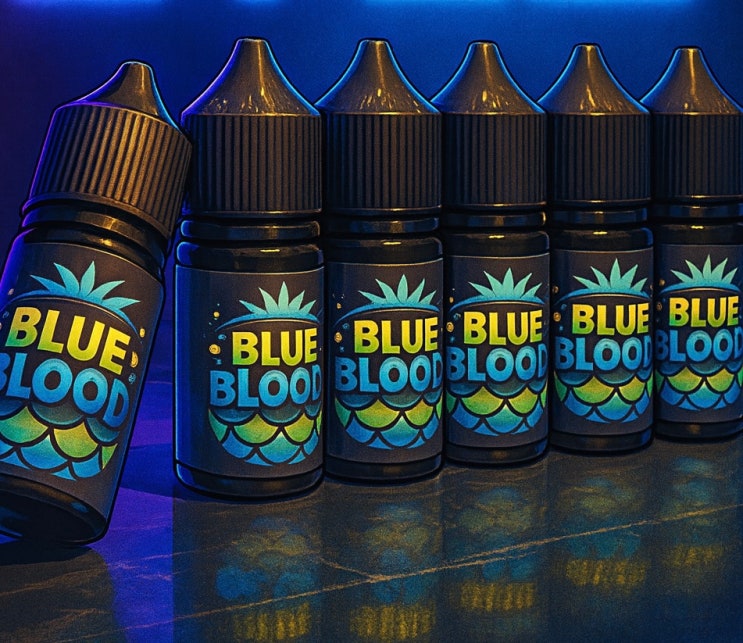 [진영전자담배][위베이프]🌌 BLUE BLOOD 액상 후기 | 시원한 청량감과 고급스러운 풍미 🍍 : 네이버 블로그