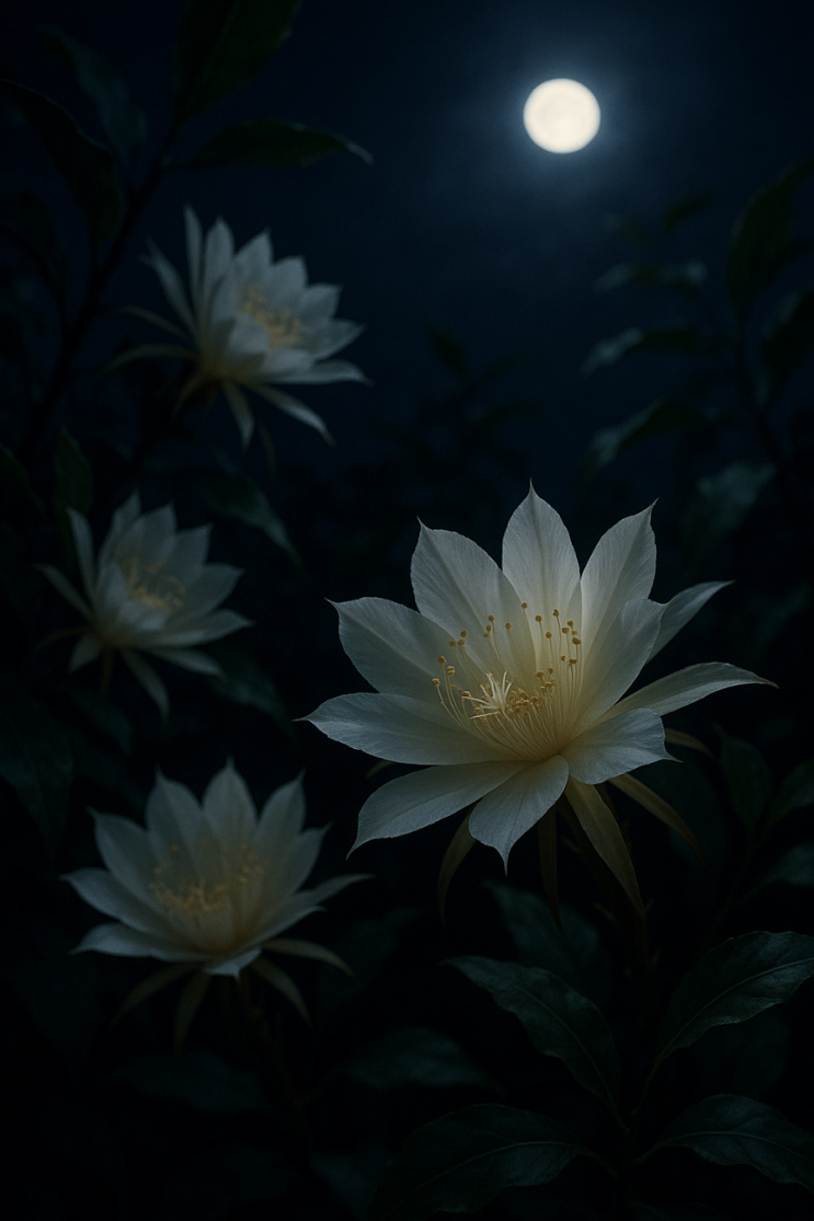 🌙 밤에 피는 꽃, 어둠 속에서 더욱 빛나는 생명들 : 네이버 블로그