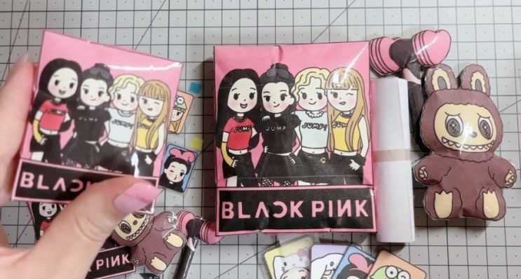 블랙핑크 종이 굿즈 만들기 black pink paper merch! : 네이버 블로그