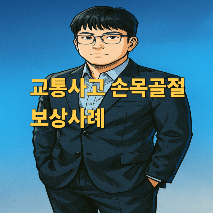 교통사고 손목골절 보상사례 : 네이버 블로그