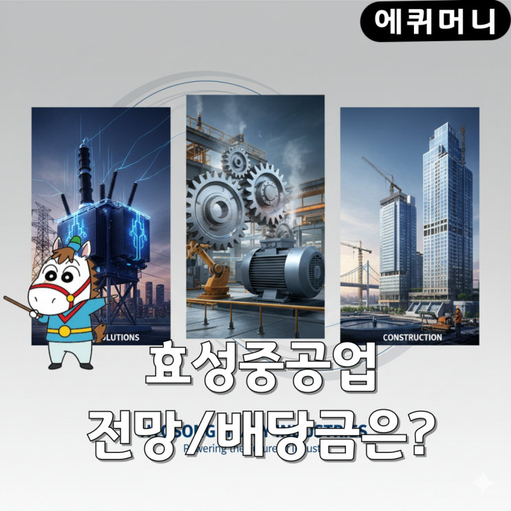 효성중공업 배당금과 주가 전망은? : 네이버 블로그