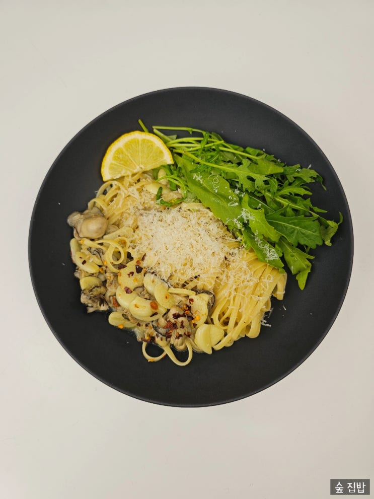 강민경 굴 파스타 만들기 생굴 요리 : 네이버 블로그