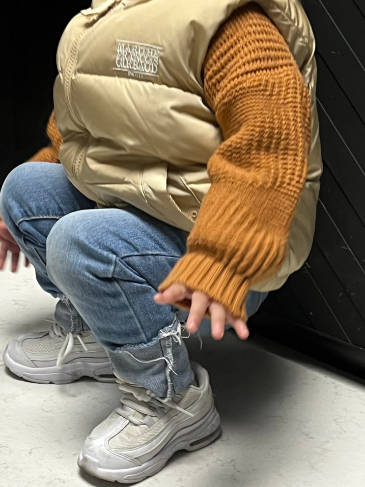 마리떼 키즈 패딩조끼 110사이즈 18개월,27개월 후기 (mfe44wdv102) : 네이버 블로그