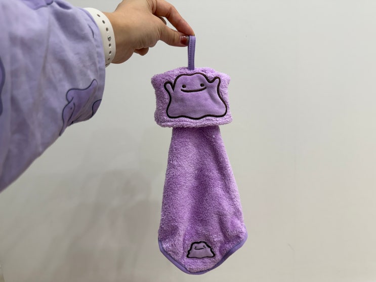 CU 메타몽 빼빼로 굿즈 : 메타몽 핸드타올 후기 : 네이버 블로그