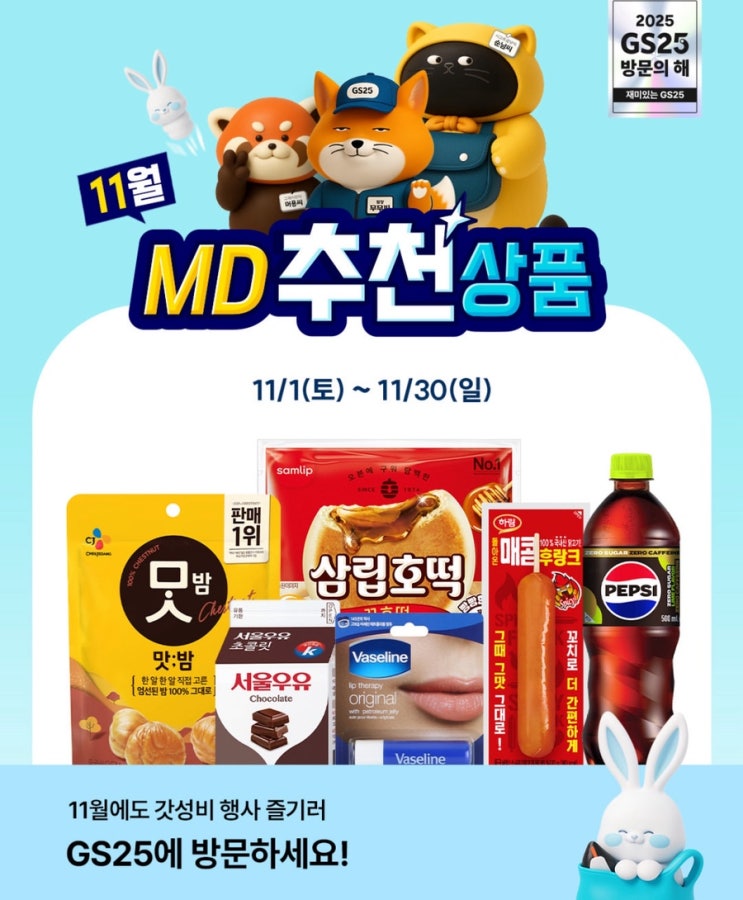 Gs25 11월 갓성비 행사 라인업! : 네이버 블로그