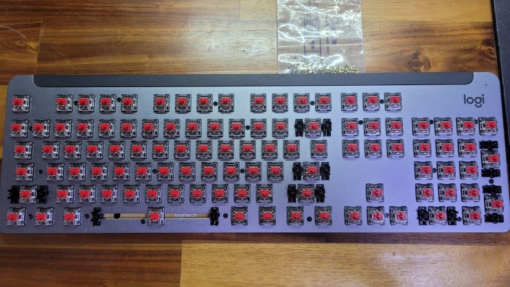 푸팩공방)로지텍 k865 밀맥스 작업 : 네이버 블로그