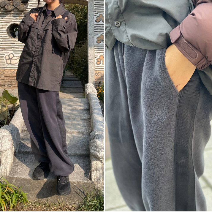 유니클로 니들스 바지 사이즈 플리스 후리스 팬츠 진짜 따뜻해 : 네이버 블로그