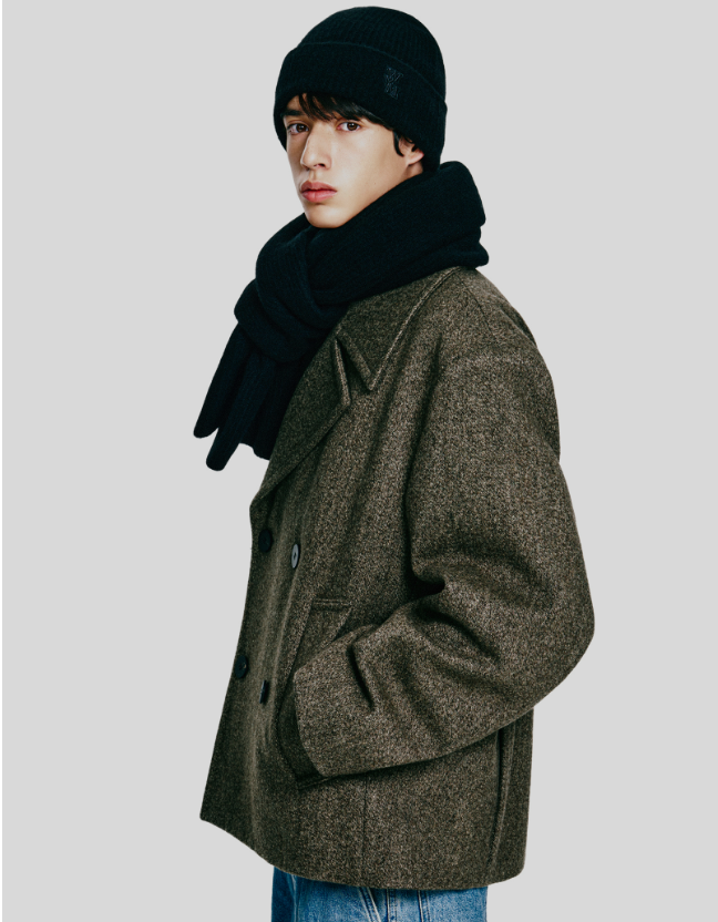 우영미 WYM 로고 니트 비니 리뷰 : 네이버 블로그