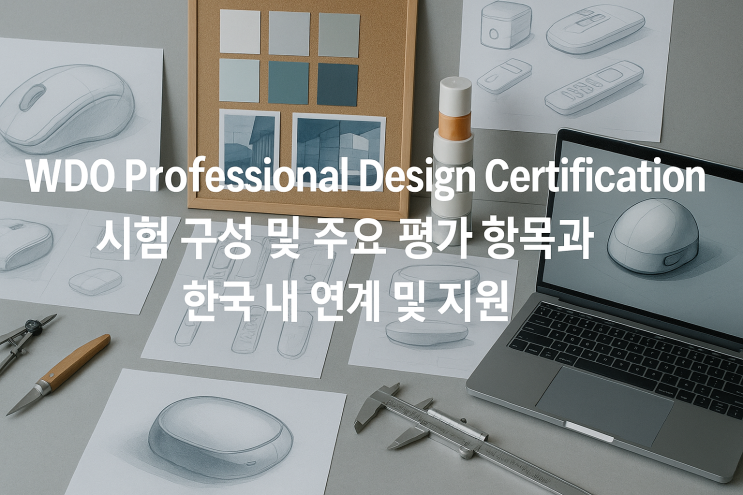 WDO Professional Design Certification (국제산업디자인협회) 시험 구성 및 주요 평가 항목과 한국 ...