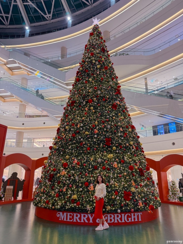 서울 영등포 타임스퀘어 대형 크리스마스 트리 놀거리 데이트 : 네이버 블로그