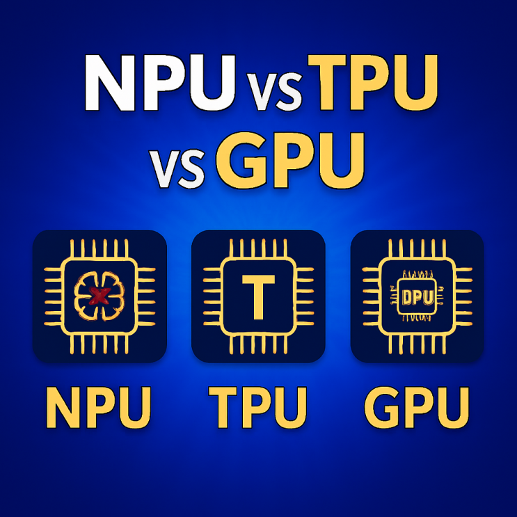 NPU vs TPU vs GPU – AI 연산의 다음 단계는? : 네이버 블로그