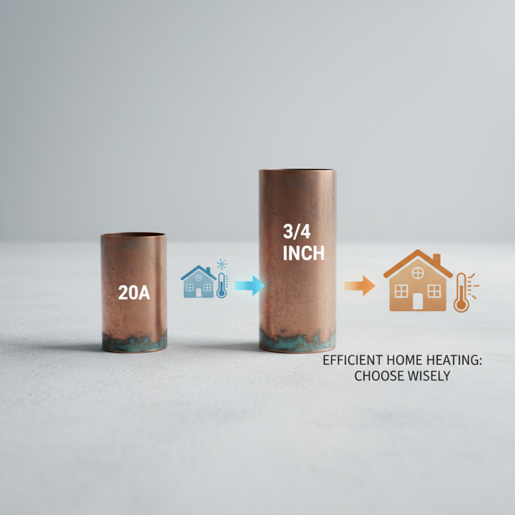 보일러 배관 20A 4분의 3인치 사이즈 적용 범위 : 네이버 블로그