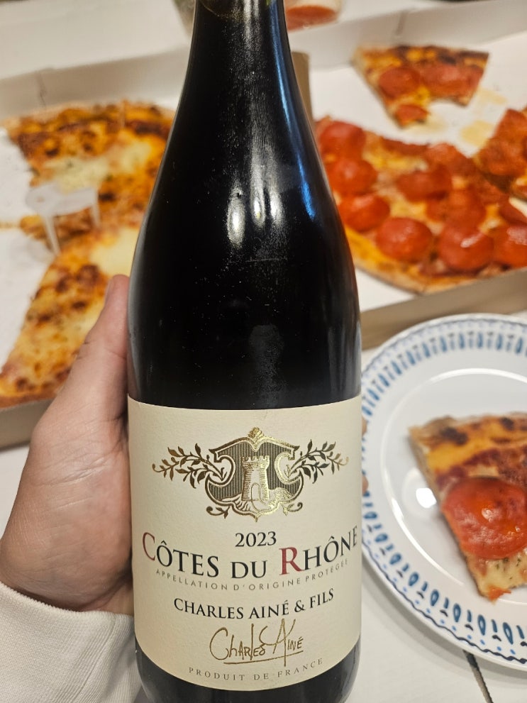 샤를 에네, 꼬뜨 뒤 론 2023🍷(Charles Aine, Cotes du Rhone 2023) (feat.9달러 or ...