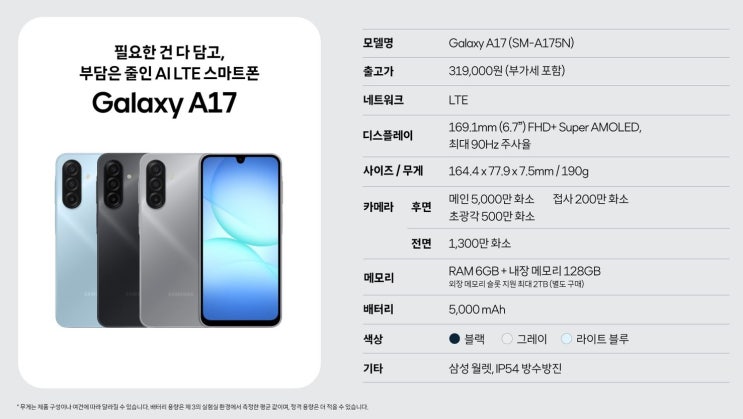 영통 휴대폰 삼성 갤럭시 A175 출시, 저렴한 가성비 끝판왕 : 네이버 블로그