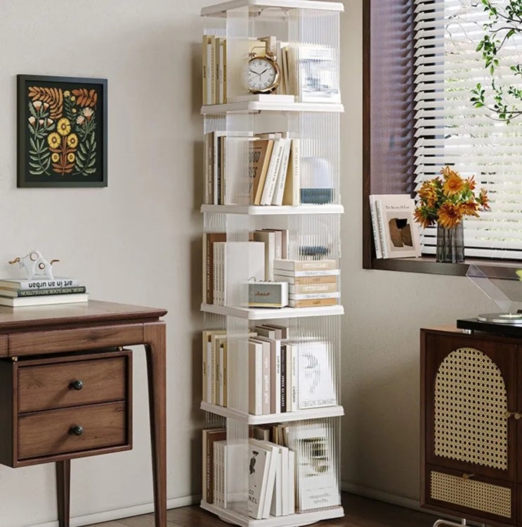 360도 회전 책장, 작은 집일수록 더 빛나는 수납 아이디어 : 네이버 블로그