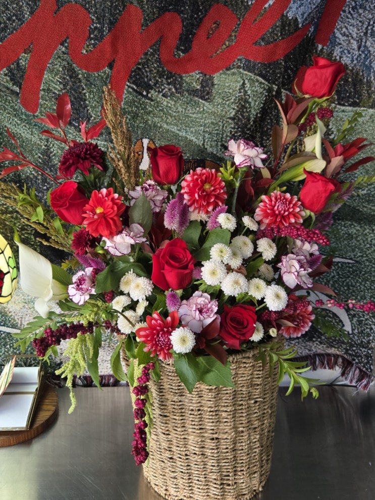 영등포 대형 꽃바구니 : 네이버 블로그