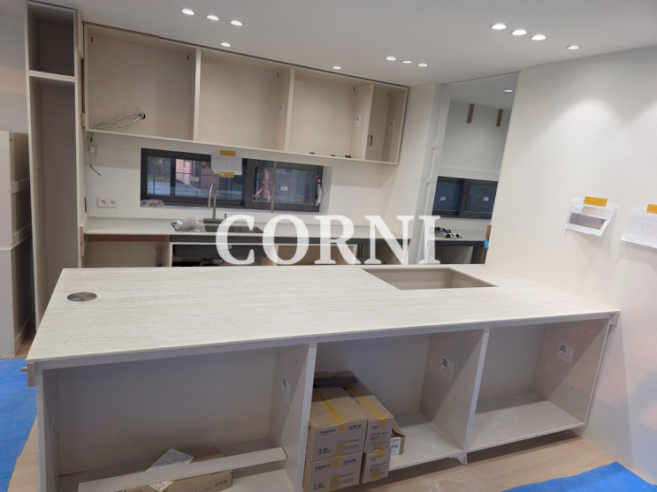 [세라믹] 인천_연수_트라버티노 비앙코 시공 현장 : 네이버 블로그