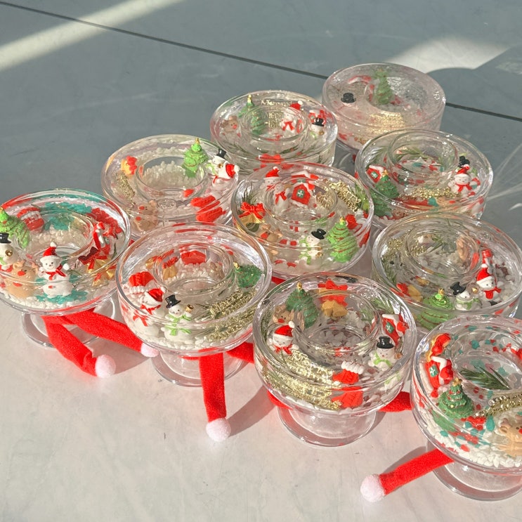 안성출강 크리스마스 캔들홀만들기 쉽고 만족도 높은 클래스 : 네이버 블로그