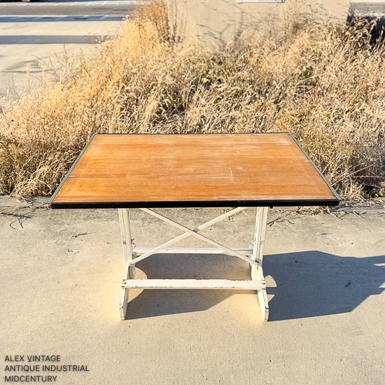 1960's 인더스트리얼 드로잉 테이블 Industrial Drafting Table : 네이버 블로그