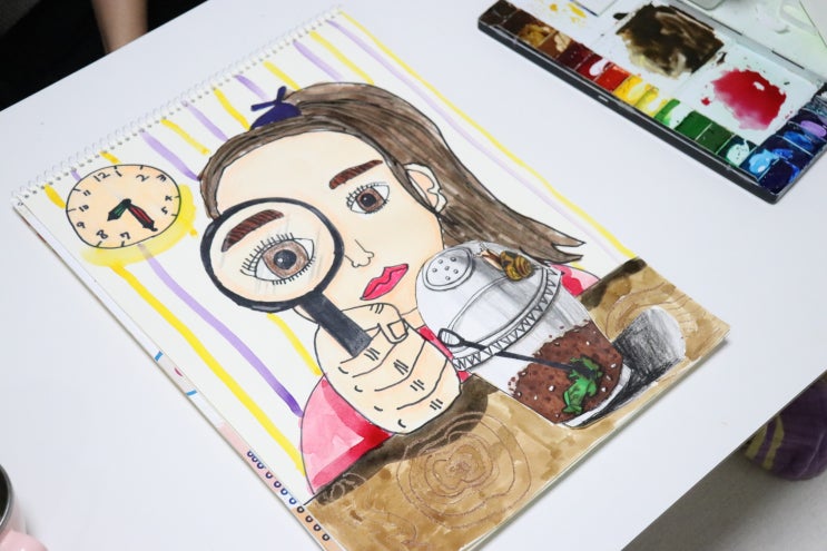 인천 서구 방문미술 아트모마 어린이미술 수업 정밀묘사 : 네이버 블로그