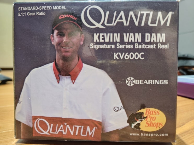 Quantum Kevin Van Dam Signiture Series Baitcast Reel KV600C (퀀텀 케빈 반담 ...