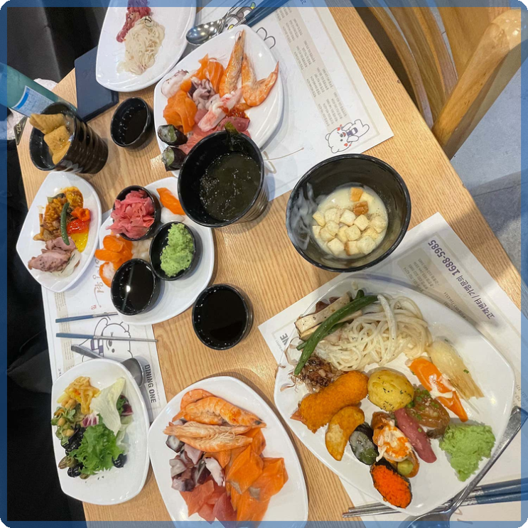 상암 다이닝원 초밥뷔페, 다양한 메뉴와 쾌적한 공간 : 네이버 블로그