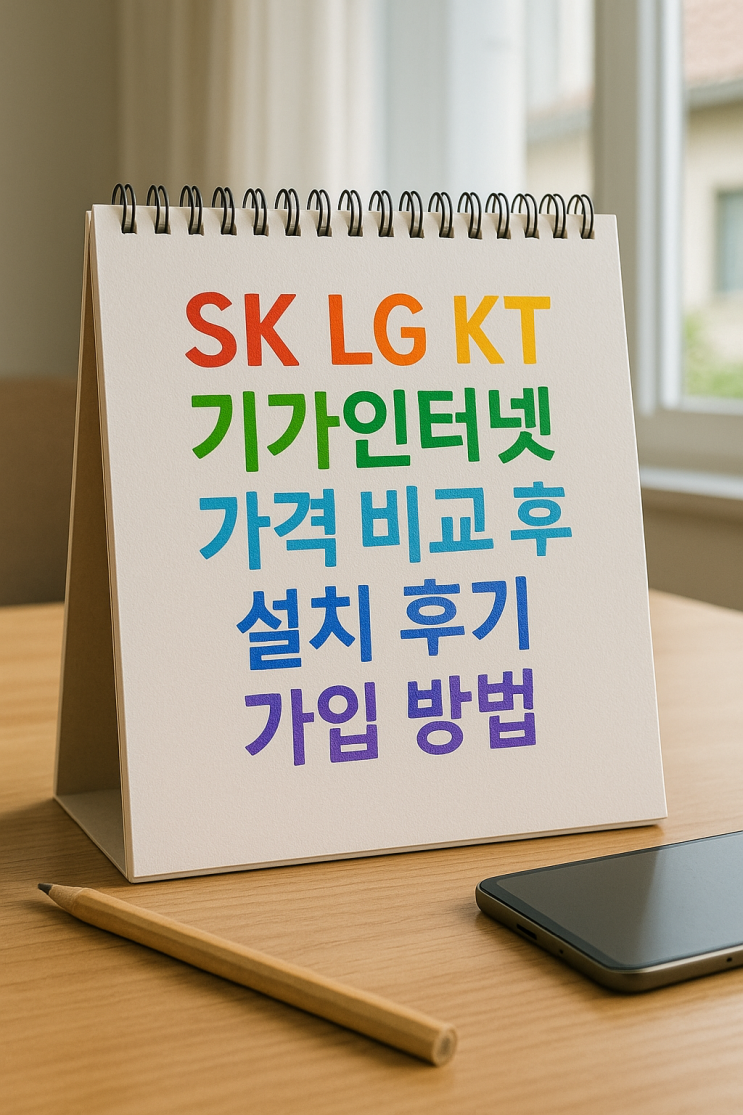 SK LG KT 기가인터넷 가격비교 후 설치 후기 가입 방법 : 네이버 블로그
