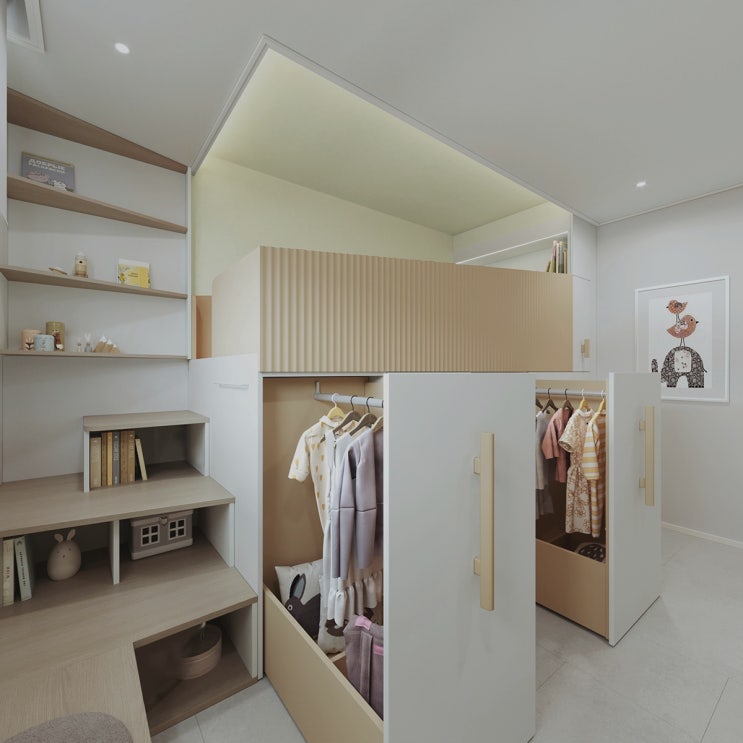 어린이 벙커침대 초등 2층 책상 옷장 리바트집테리어 : 네이버 블로그