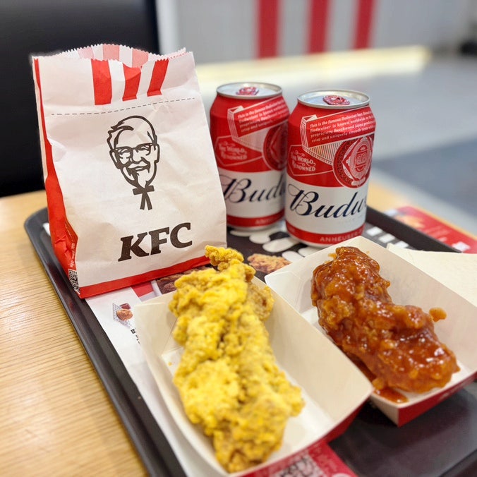 KFC 트러플 치르르 통다리 할인 야식 추천 버드와이저 캔맥주까지 : 네이버 블로그