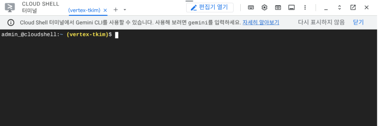 Cloud Shell에서 Gemini CLI 사용하기 : 네이버 블로그