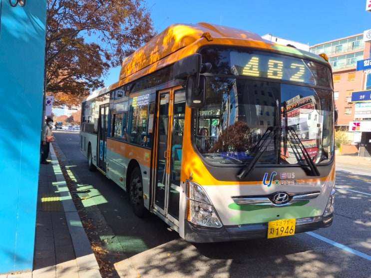 울산 시내버스 한성교통 482번 1946호 : 네이버 블로그