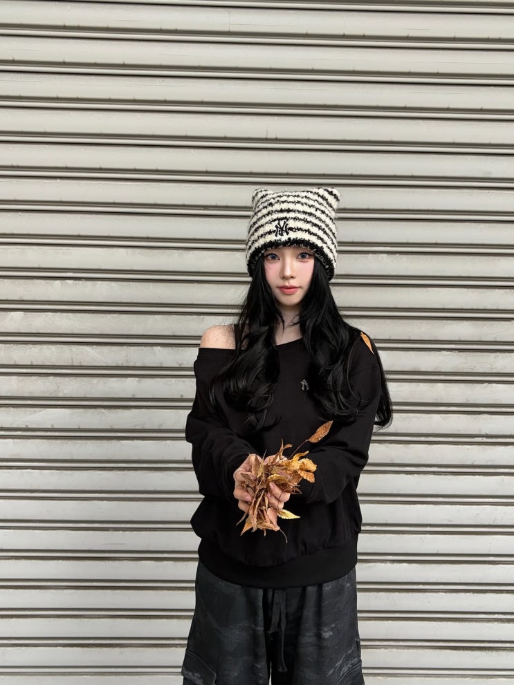 데일리룩 참고용, 화제의 카리나 MLB 미야옹비니 모자브랜드 아이돌 사복 패션 정리 : 네이버 블로그