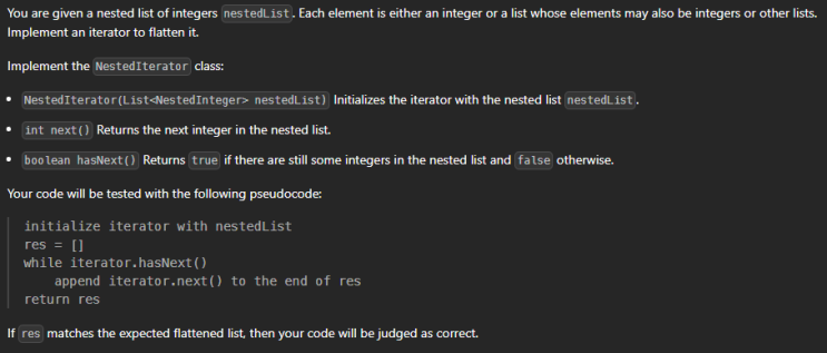 JAVA_LeetCode 341_Flatten Nested List Iterator : 네이버 블로그
