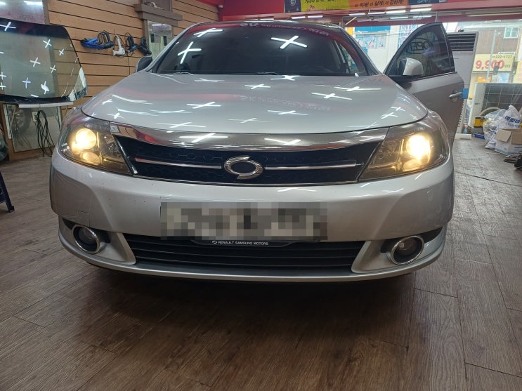 르노SM5 LED헤드라이트 전구 교체 장착!!! : 네이버 블로그