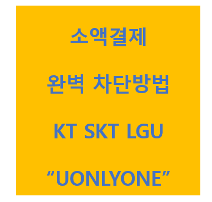 핸드폰 소액결제 보이스피싱 차단 피해사기 방지 방법 KT SKT LGU 총정리 : 네이버 블로그