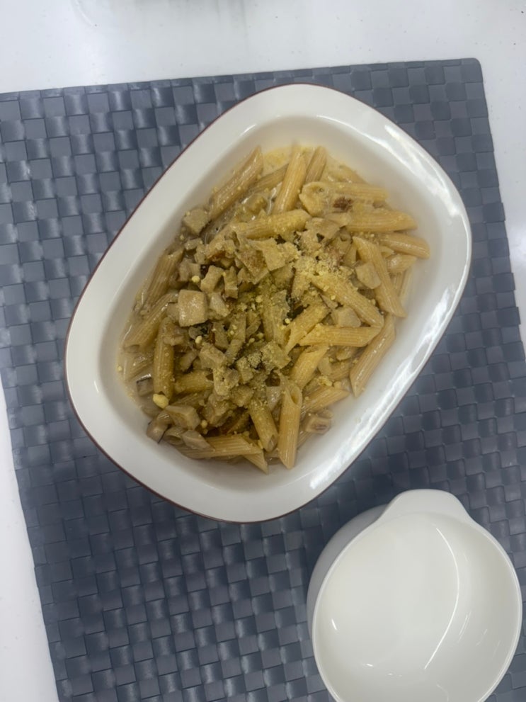 집에서 즐기는 가을 미식 🍂 단호박 수프 & 버섯 크림 파스타 : 네이버 블로그