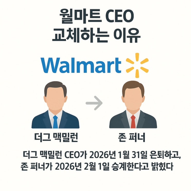 월마트(WMT) 주가 전망 CEO 교체하는 이유 : 네이버 블로그