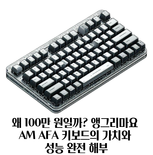 💸 왜 100만 원일까? 앵그리마요 AM AFA 키보드의 가치와 성능 완전 해부 : 네이버 블로그