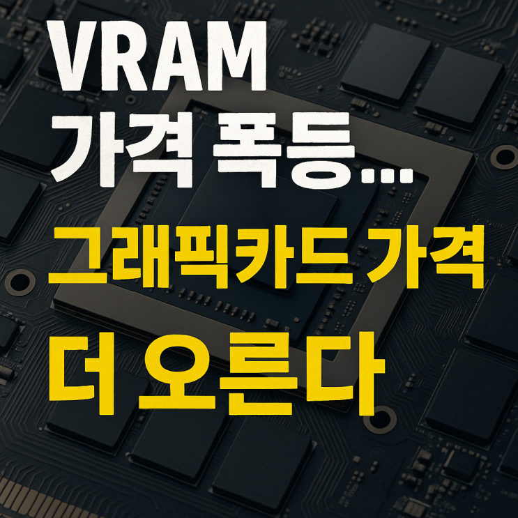 VRAM 가격 폭등… 그래픽카드 가격 더 오른다 : 네이버 블로그