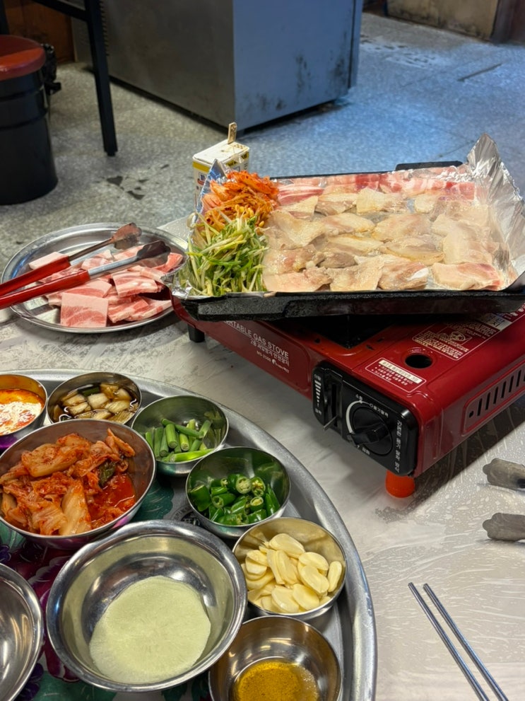 포항 영일대고기집 냉삼맛집 추천 욱이네식당 : 네이버 블로그